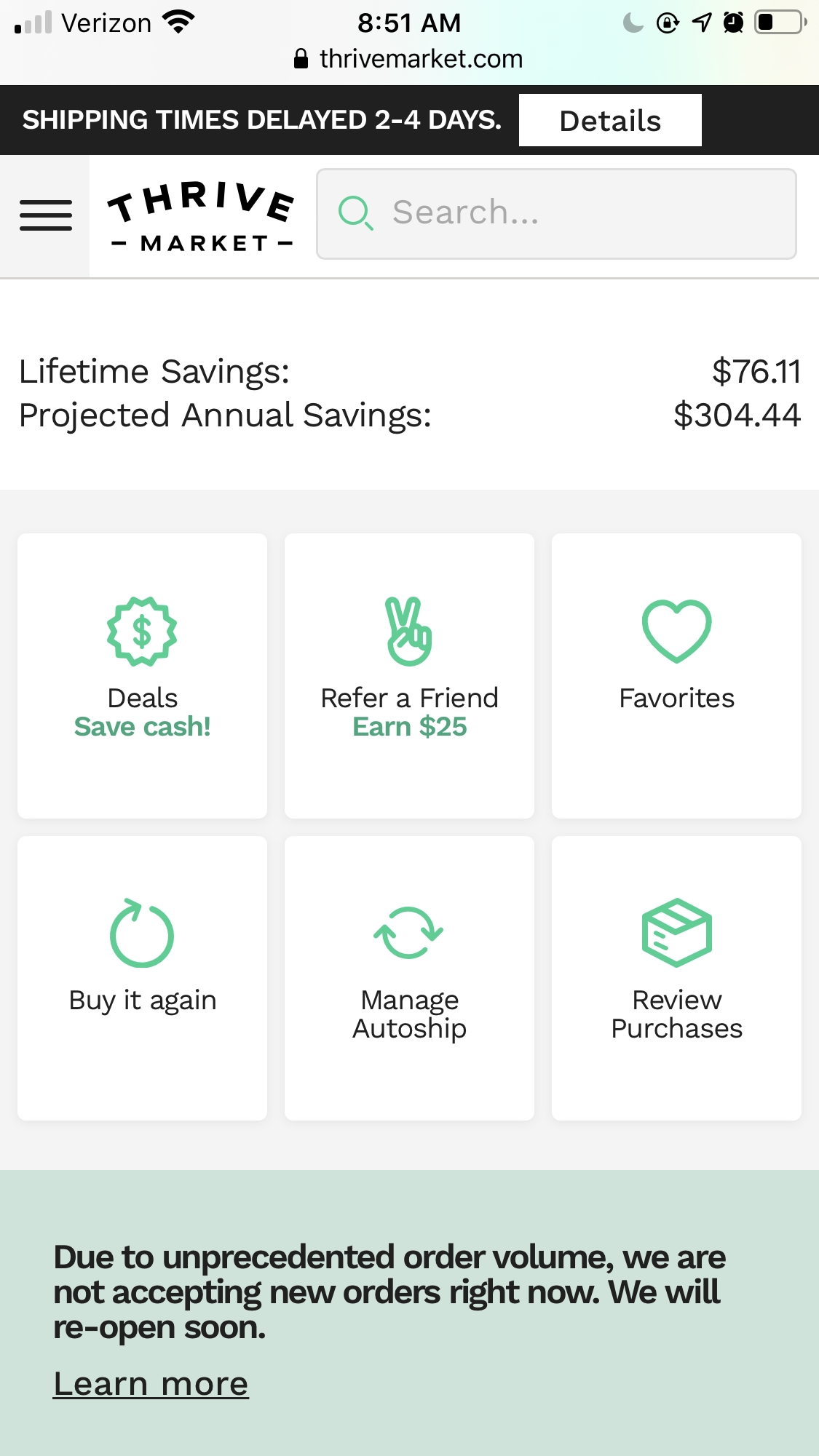 Thrive Market Reviews - 912 Reviews of Thrivemarket.com | Sitejabber