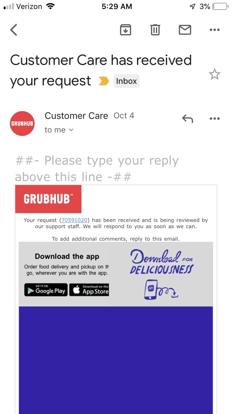 GrubHub Reviews - 1,951 Reviews of Grubhub.com | Sitejabber
