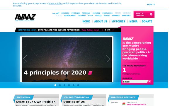 Avaaz Reviews - 5 Reviews of Avaaz.org | Sitejabber