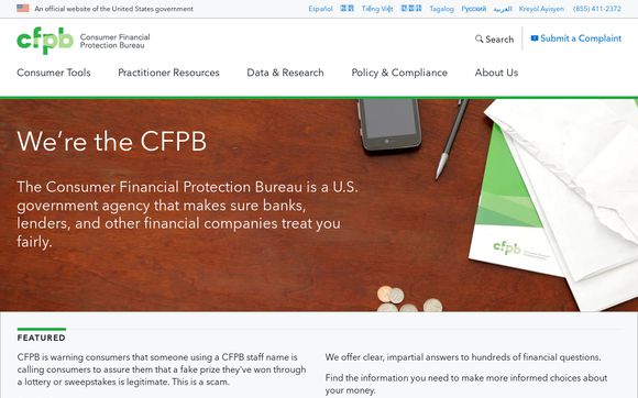 Consumer Financial Protection Bureau Reviews - 1 Review of ...