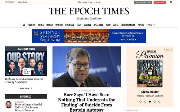 The Epoch Times Reviews - 2 Reviews of Theepochtimes.com | Sitejabber